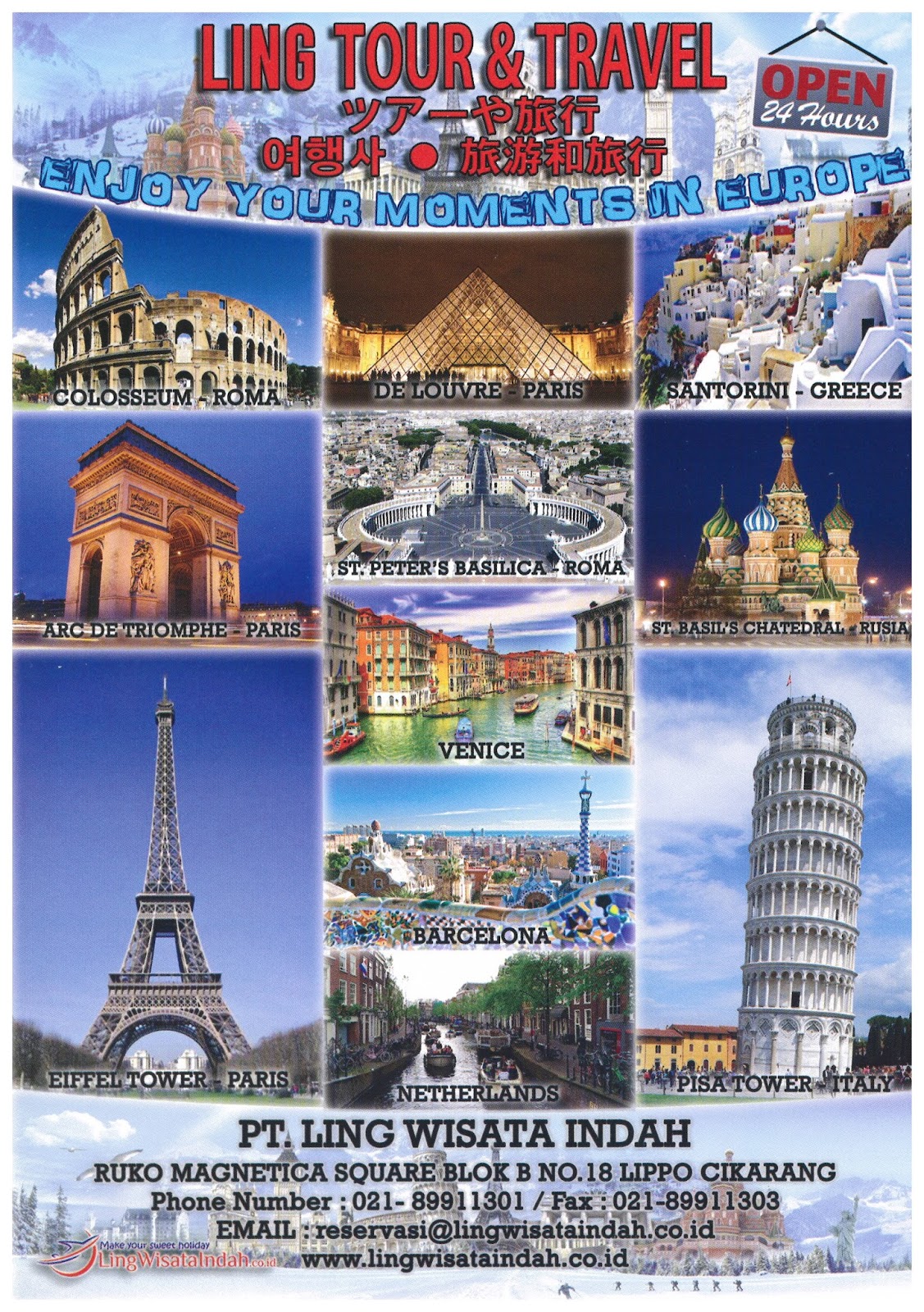Flyer Paket Tour ~ LING TOUR & TRAVEL
