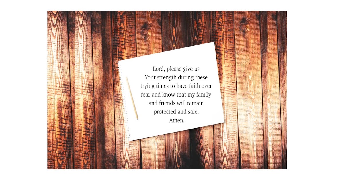 Dear Lord, Please give us Your strength!