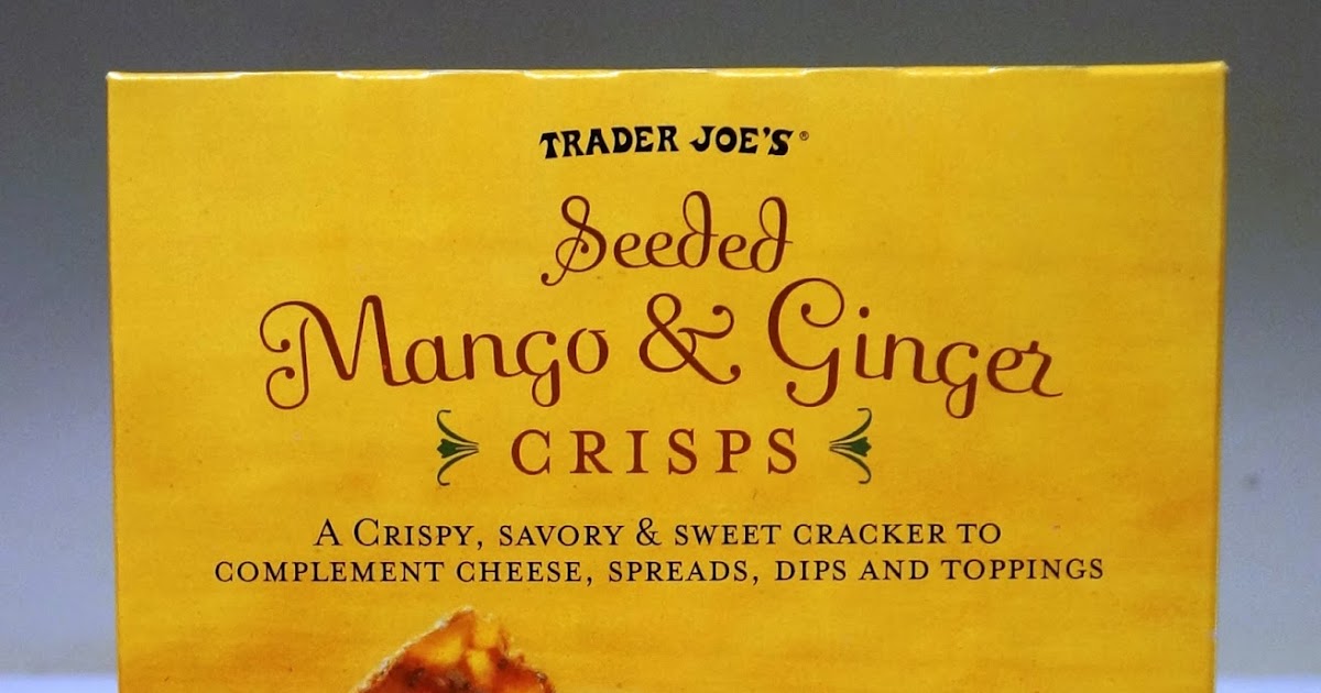 Exploring Trader Joe's: Trader Joe's Seeded Mango & Ginger Crisps