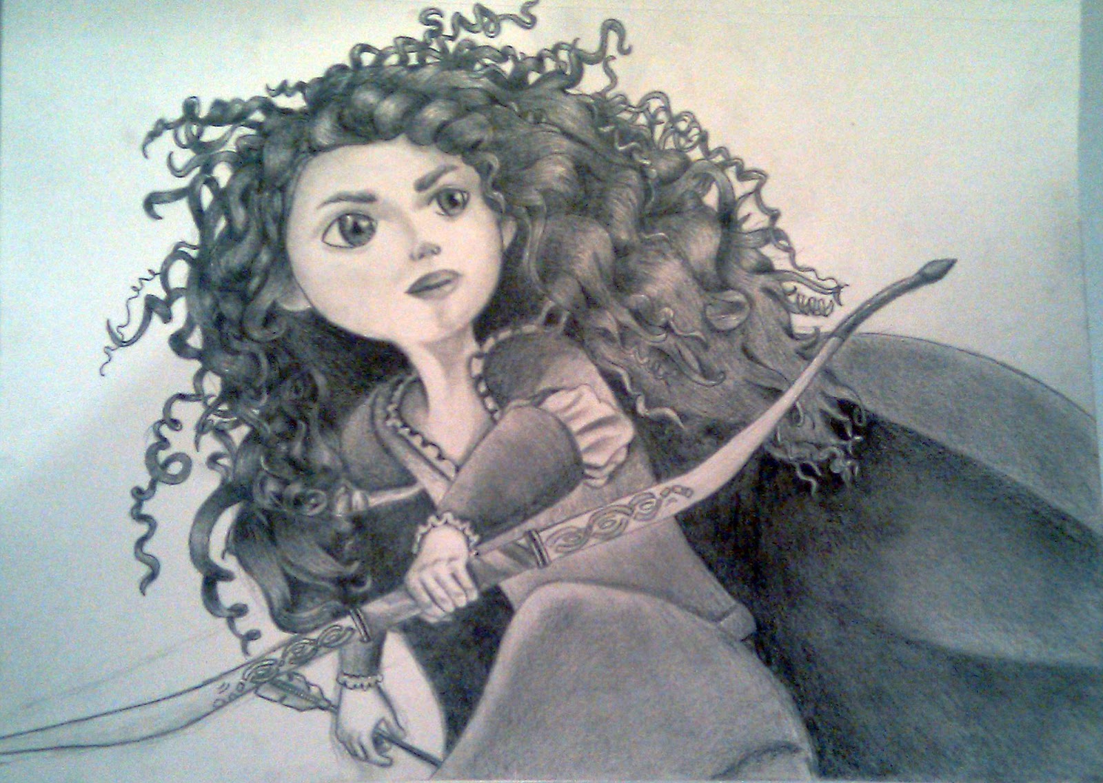 The Illustrative Growth of a Dreamer: Brave Fan Art Drawing!
