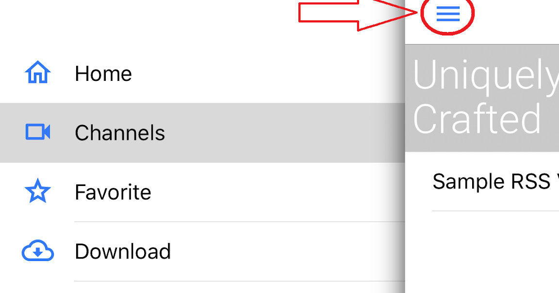 How to watch video in Video Feed Channel