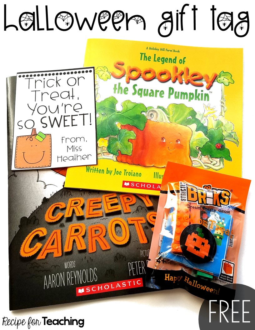 Halloween Gift Tag - Recipe for Teaching