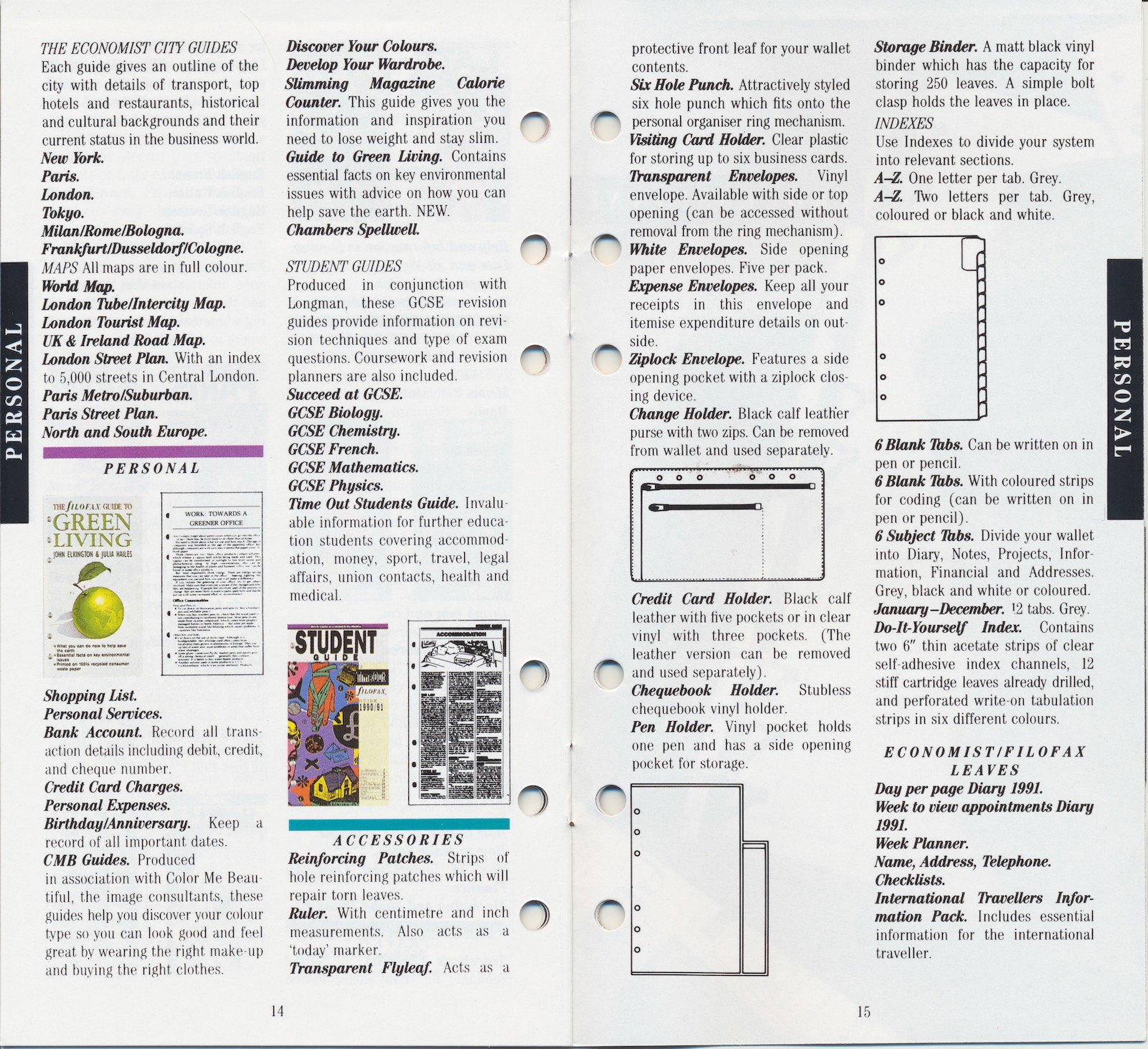 Philofaxy: Filofax Catalogue 1991