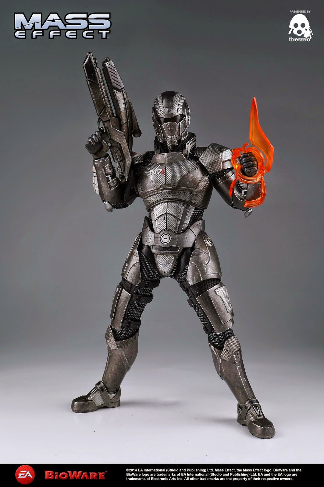 toyhaven: ThreeZero 1/6 scale Mass Effect 3 John Shepard 12-inch ...