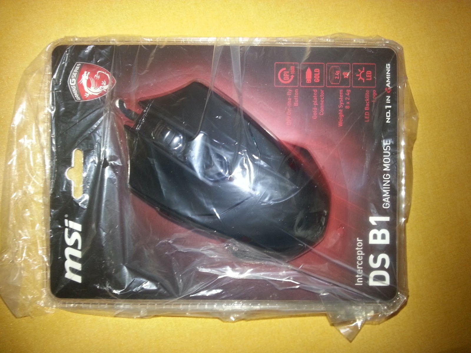 이벤트 당첨 수령기 - MSI DSB1 게이밍마우스 |Re: 제로부터 다시 시작하는 이 세계 블로거