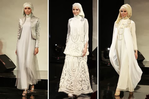 Kinjeng.Net Image: Model gaun pesta muslim modern sifon dan taff 2014
