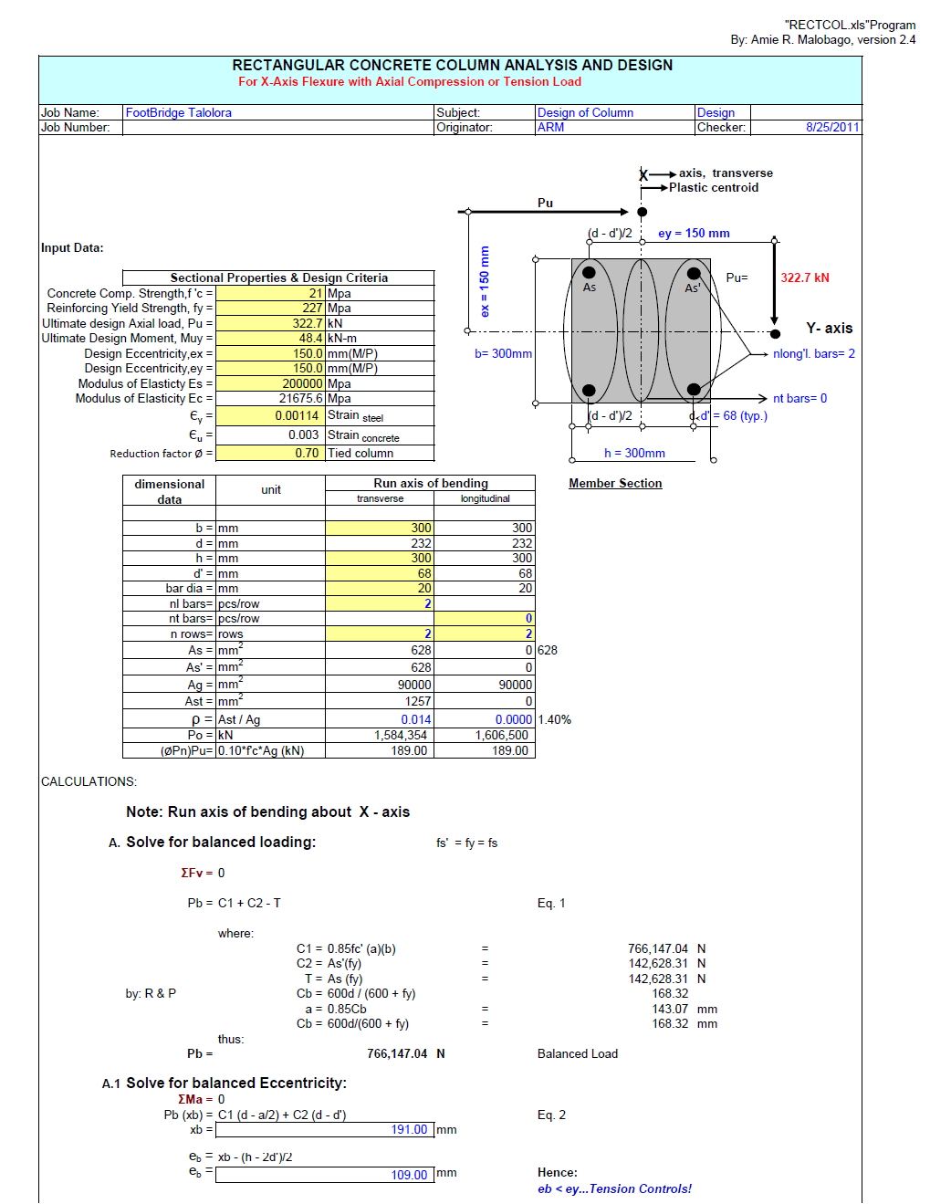 Engineer's Standpoint: Reinforced Concrete Design