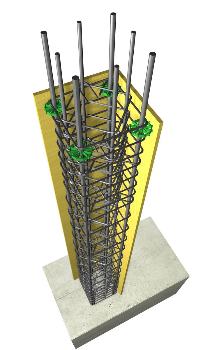 Columns in RCC Building