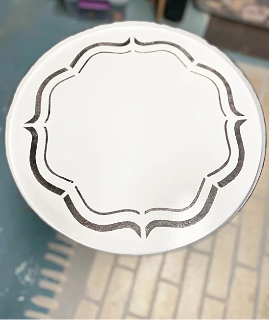 DIY Farmhouse Style Enamelware Table