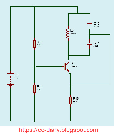 Practical Colpitts Oscillator on Breadboard | ee-diary