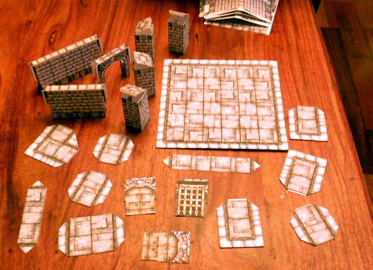 Fantalonia: Dungeon Tiles and Walls