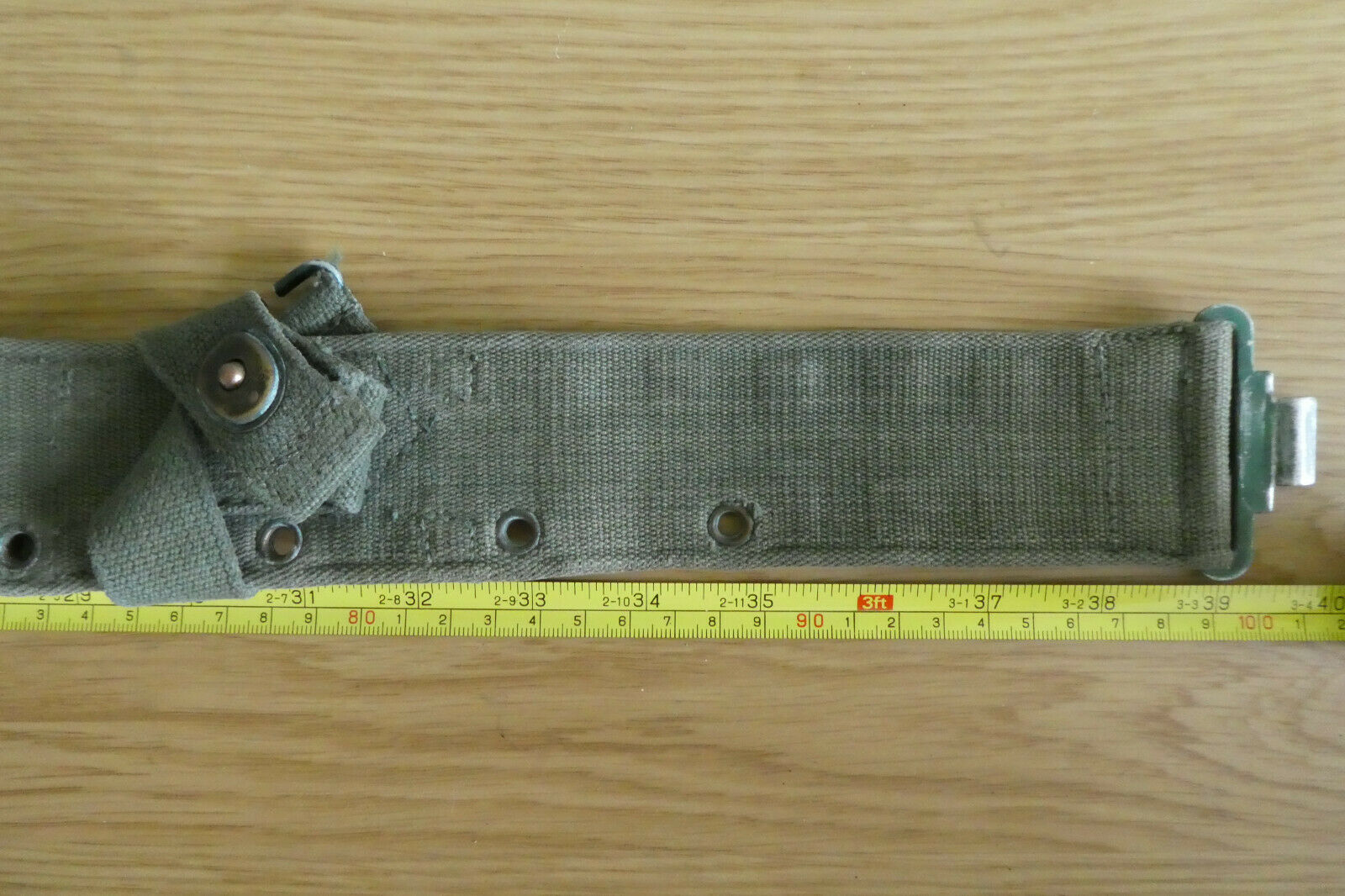 Webbingbabel: British 1944 Pattern Webbing Waist Belt 1945 dated