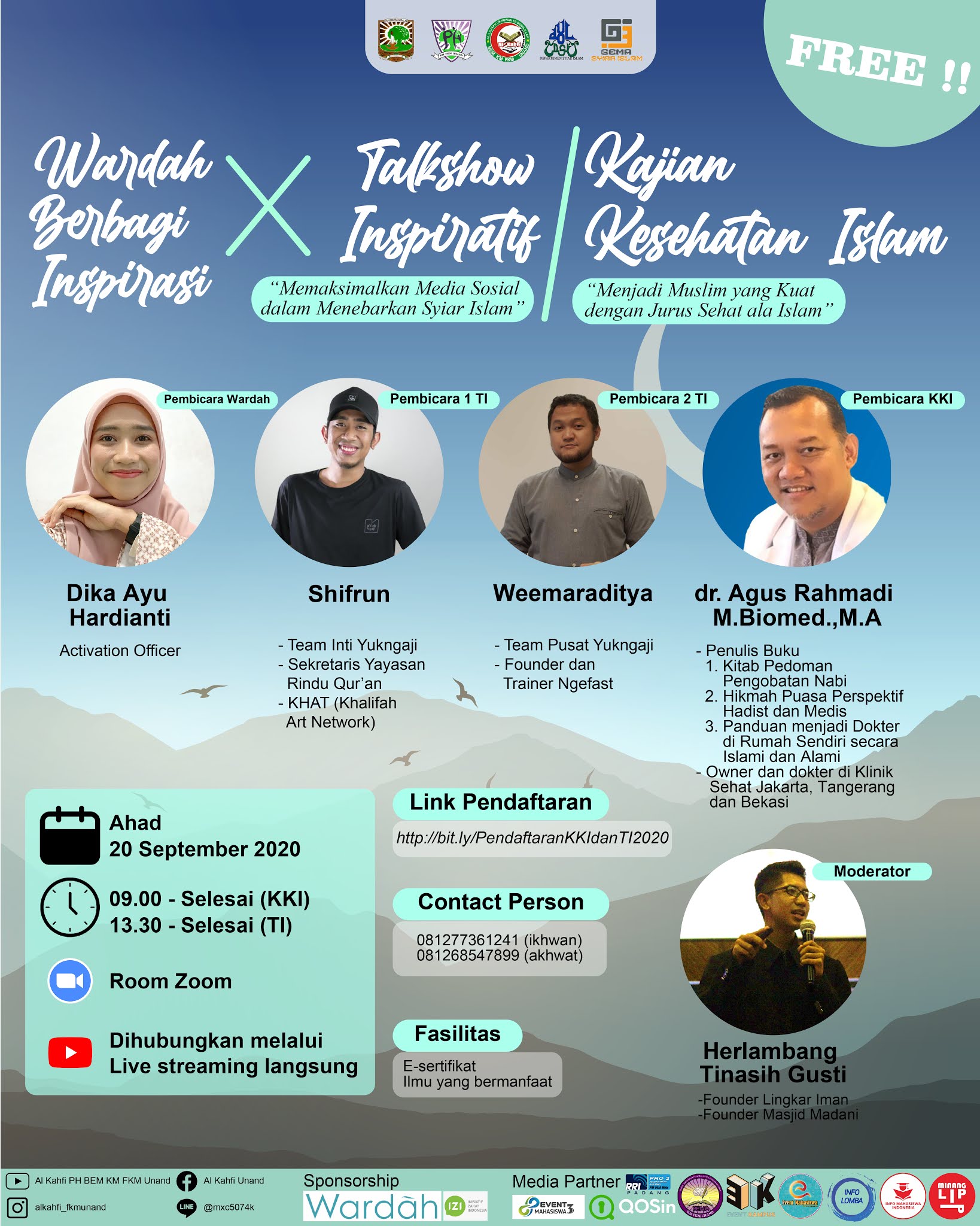 Talkshow Inspiratif: “Memaksimalkan Media Sosial dalam Menebar Syiar Islam”