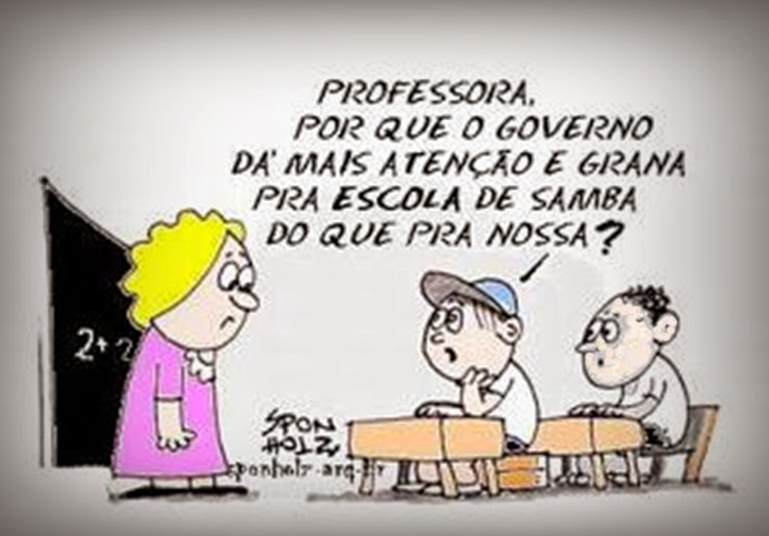 Eliseu Antonio Gomes: O governo e as escolas de samba - charge