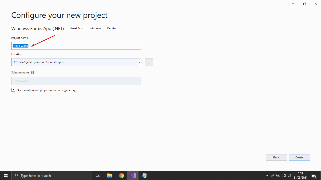 Tutorial VB.NET : Berkenalan Dengan Visual Studio & Membuat Project ...