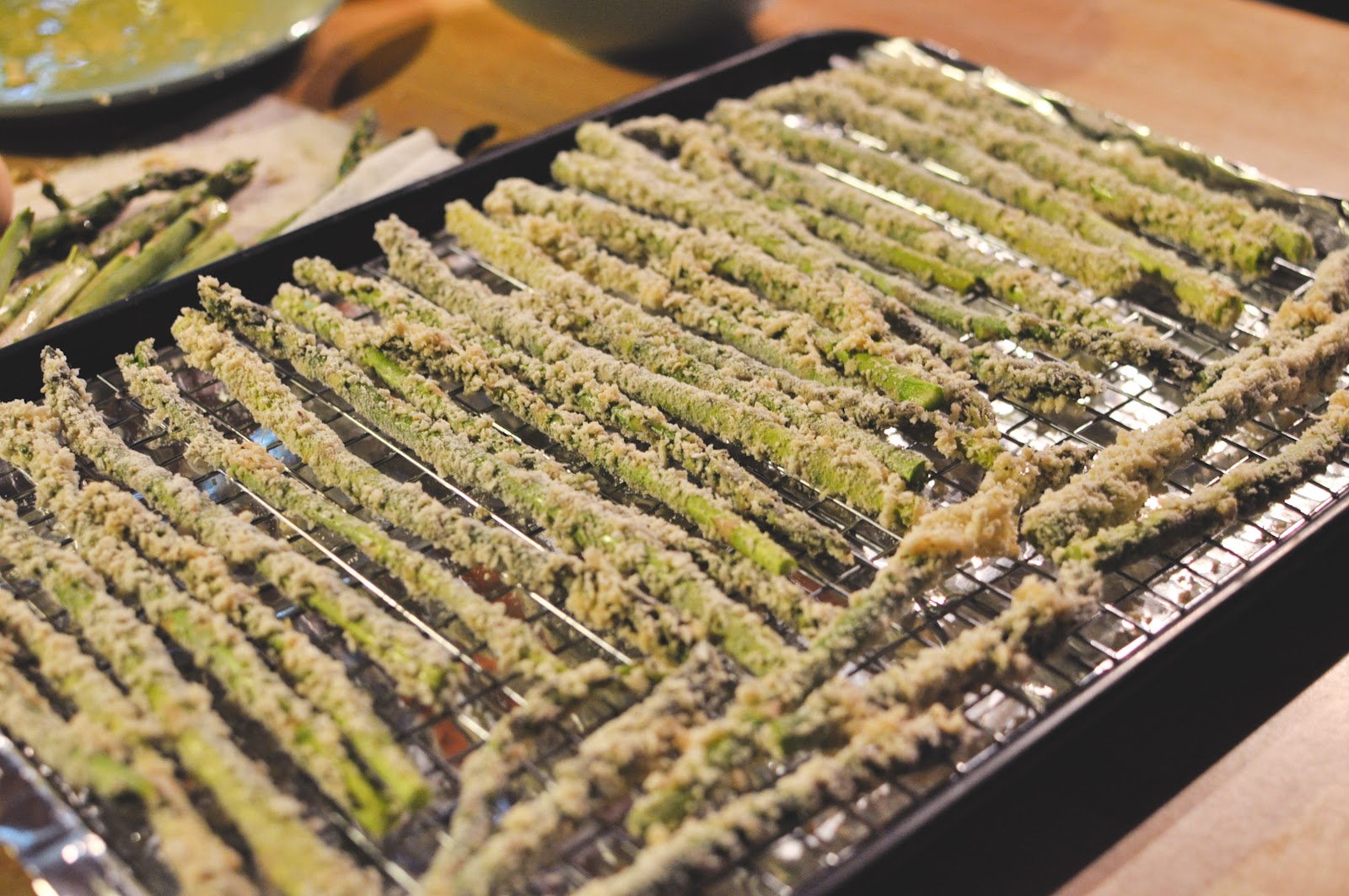 Bless This Food: Crispy Parmesan Asparagus Sticks