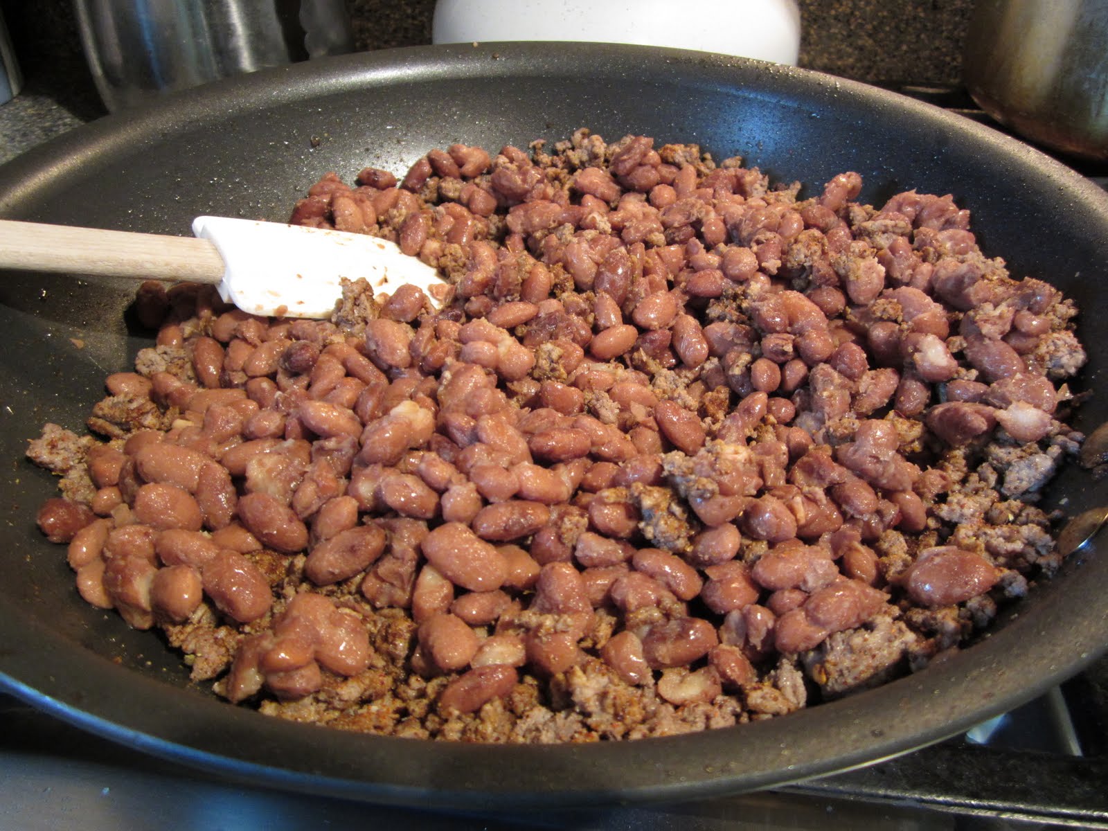 pinto beans ground beef and rice