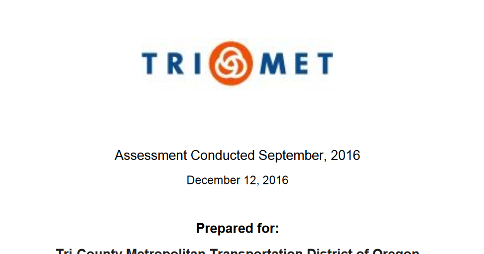 RANTINGS OF A FORMER TRIMET BUS DRIVER: Trimet rail compliance audit