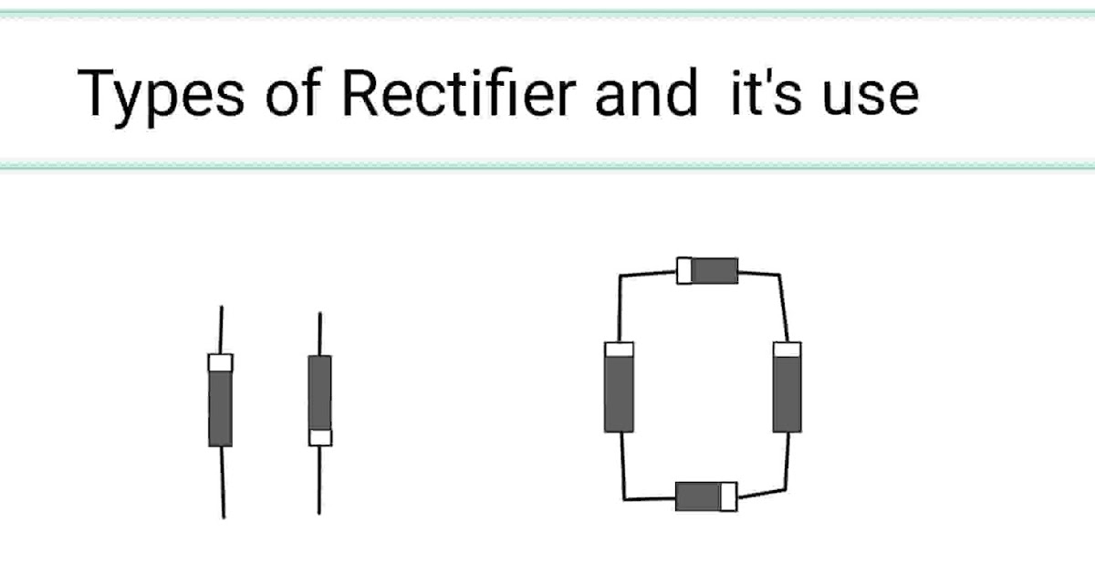use of rectifier Cheaper Than Retail Price> Buy Clothing, Accessories ...