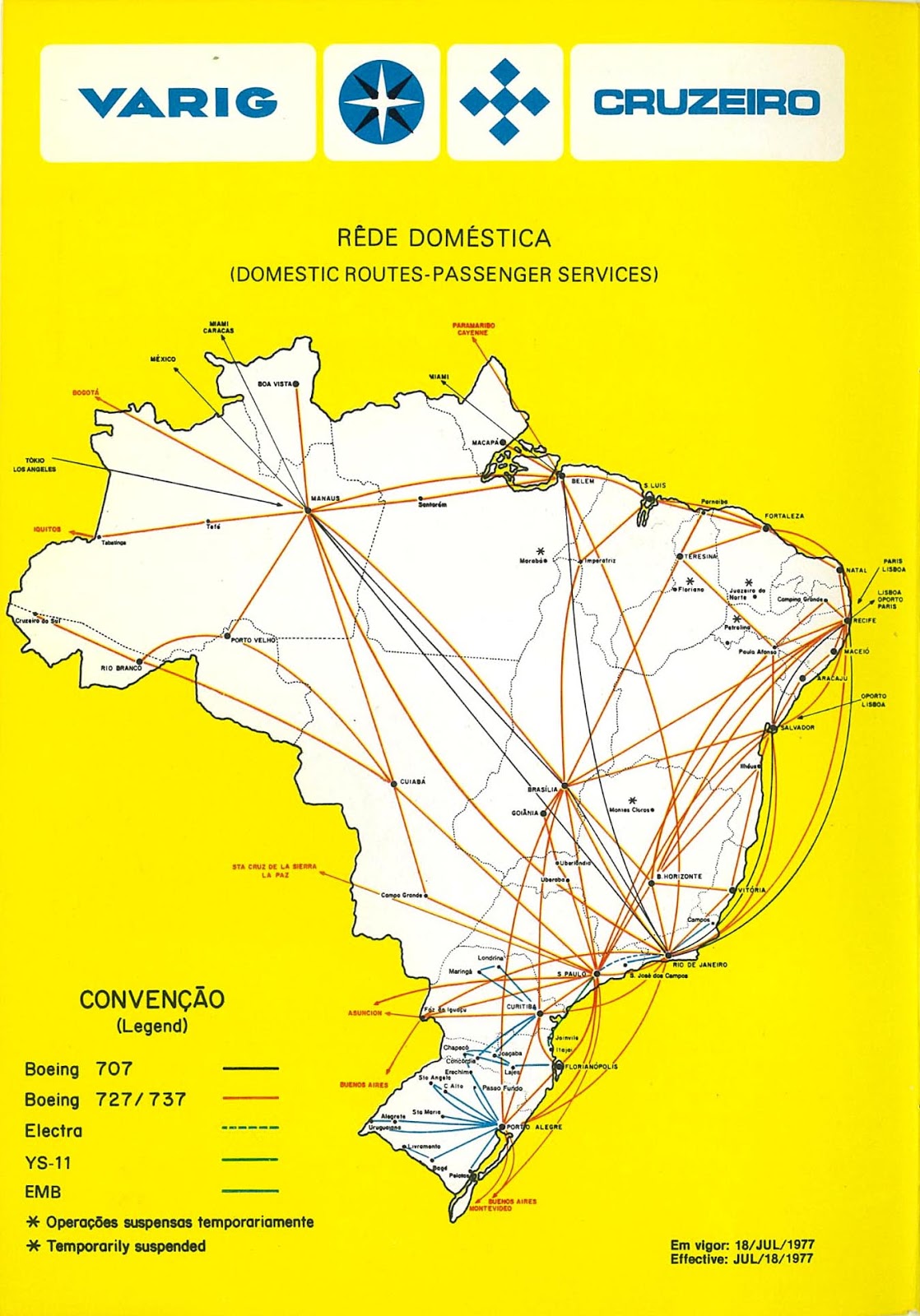 AirlinersMedia - Aviation - Marketing - History: Varig/Cruzeiro ...