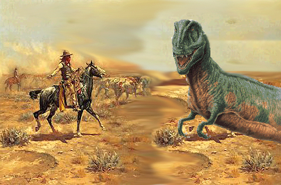 Three Tassels and a Top Hat: Cowboys vs. Dinosaurs