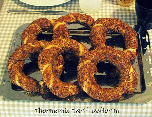 Thermomix Tarif Defterim: Simit : Turkish Sesame Bread Rings