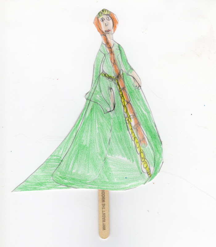 Princess Sarah's Art: Brave stick puppets