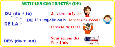 J'adore le français: LES ARTICLES CONTRACTÉS