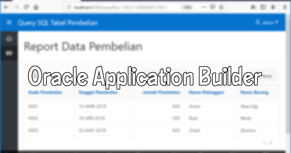 Oracle Apex 7 - Query di Application Builder Using SQL Builder ~ Open ...