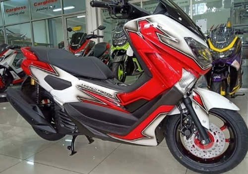 Modifikasi Nmax Hitam, Putih dan Abu Abu Terbaru 2020 - Dudungmaman07