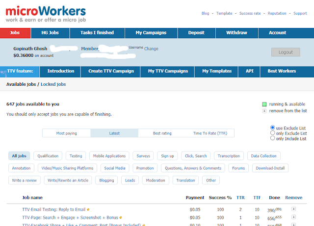 Earn from home during lockdown period through microworkers job site -a ...
