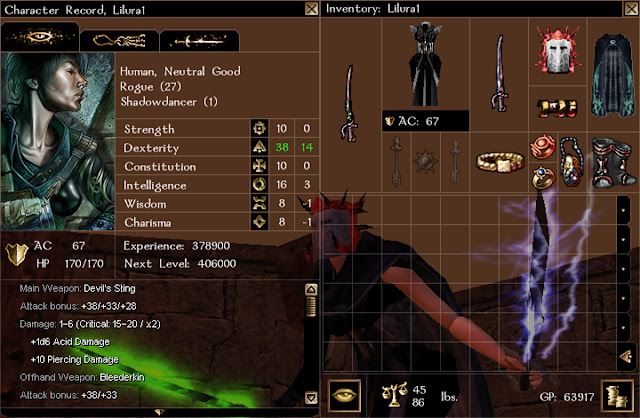 Best cRPGs: ROGUE BUILD, Neverwinter Nights, NWN1