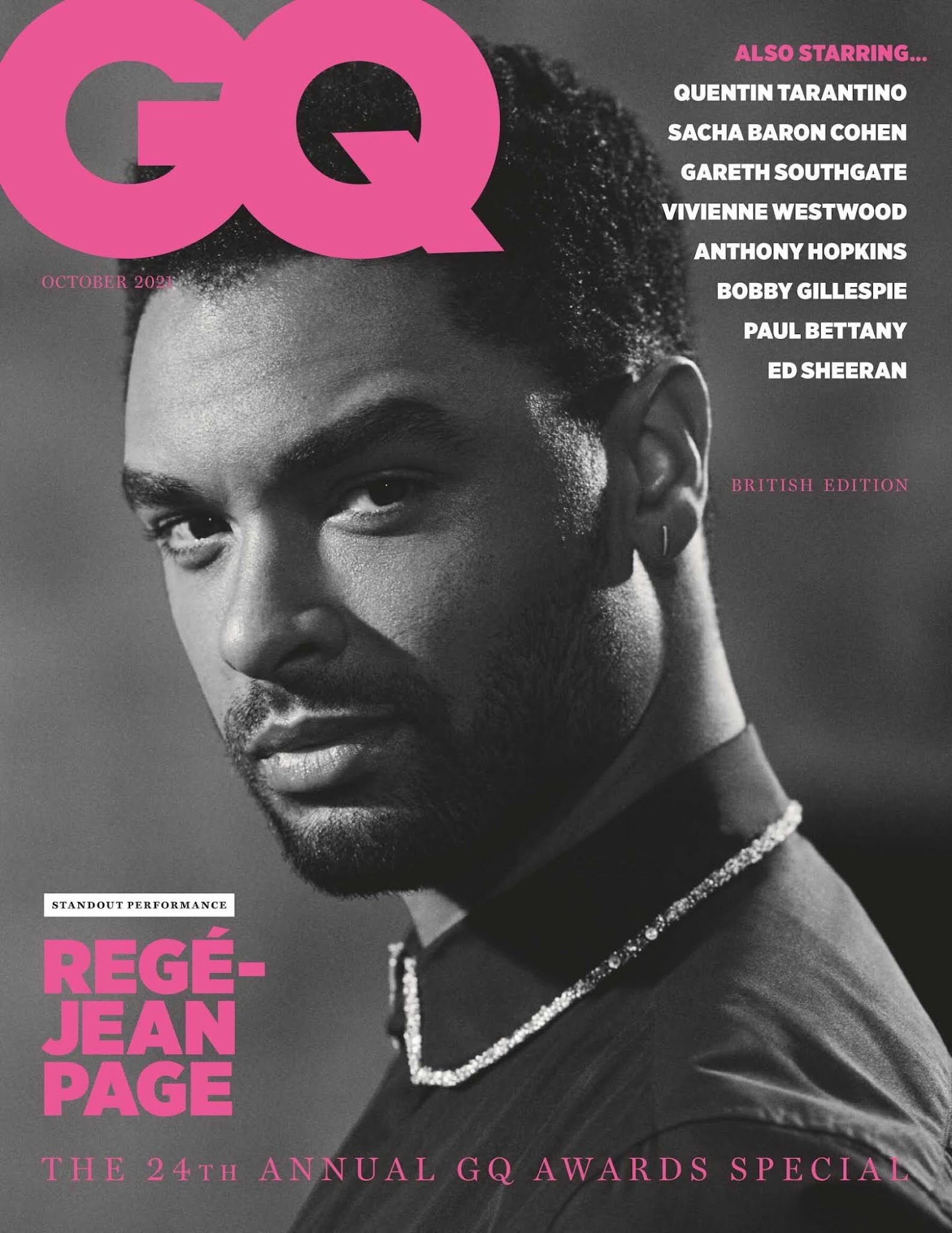 Regé-Jean Page, el hombre del año para British GQ en su edición de octubre