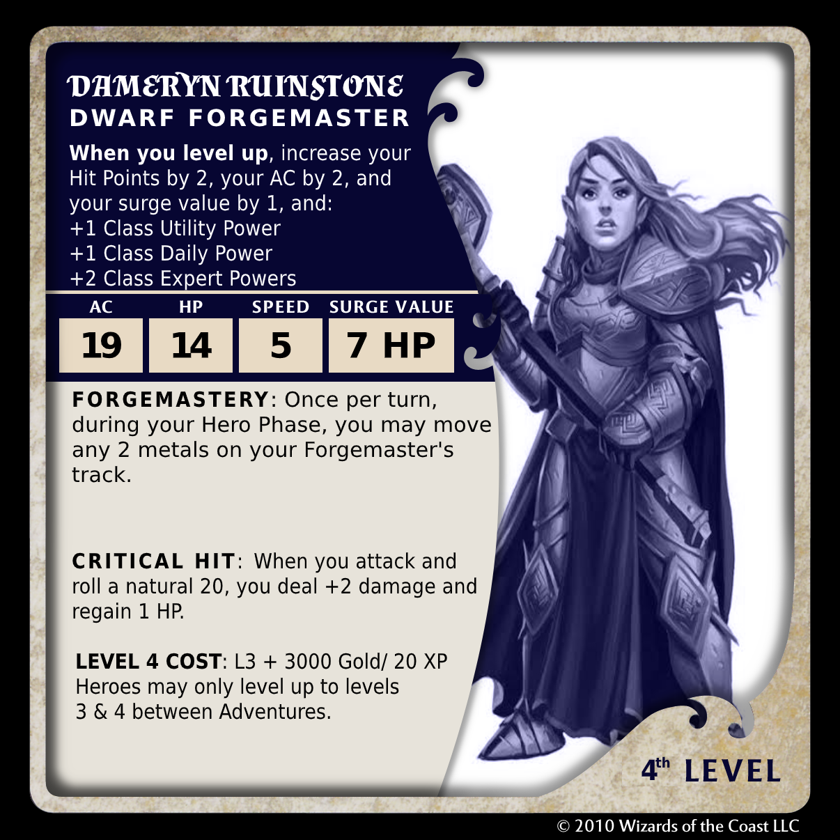 Dungeons and Dragons Custom Builds: The Dwarf Forgemaster Class