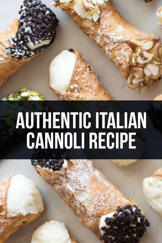 Authentic Italian Cannoli - vegan recipe box