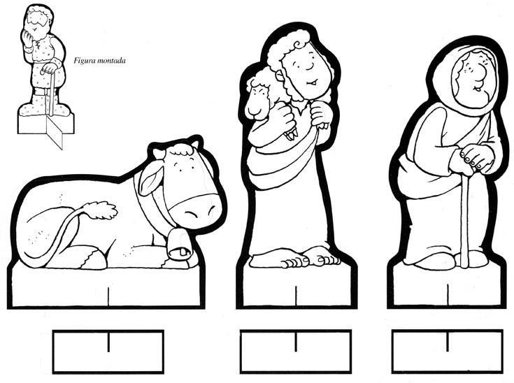 Imagenes Del Belen Para Colorear