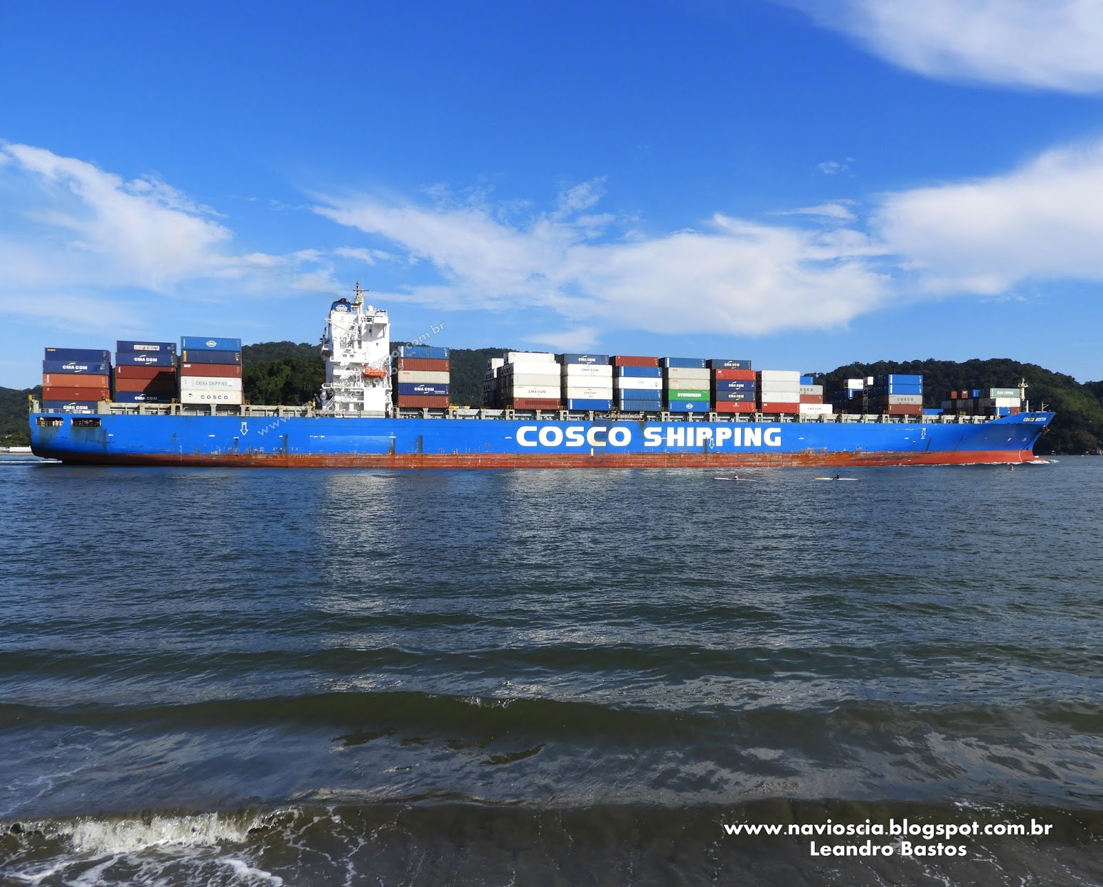 Navios de Santos & CIA: Navio COSCO BOSTON
