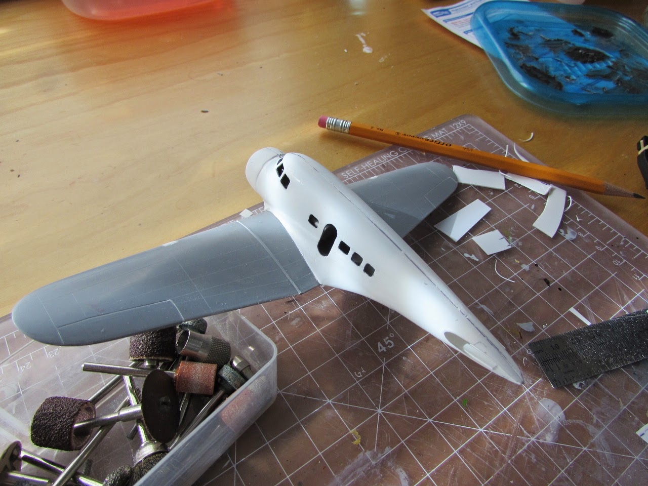 Northrop Delta (1/72 scale Williams Bros Gamma + Esoteric Models ...