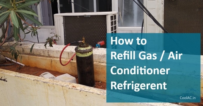 How to refill Air-condition Refrigerant (Freon) | AC Gas Charging