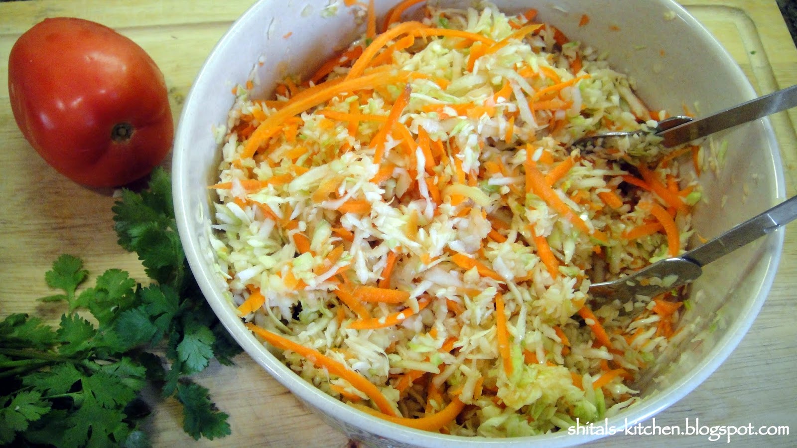 Shital's-Kitchen: Coleslaw Kachumber