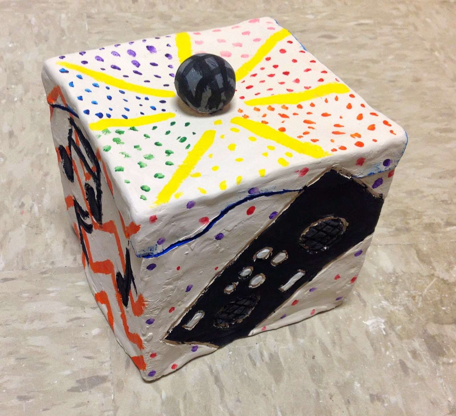 Miss Arty Pants: Themed Clay Boxes