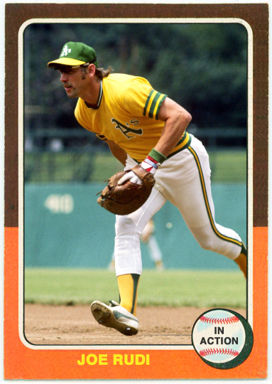 WHEN TOPPS HAD (BASE)BALLS!: 1975 IN-ACTION: JOE RUDI
