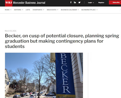 College History Garden: Becker College Plans for Spring Graduation ...