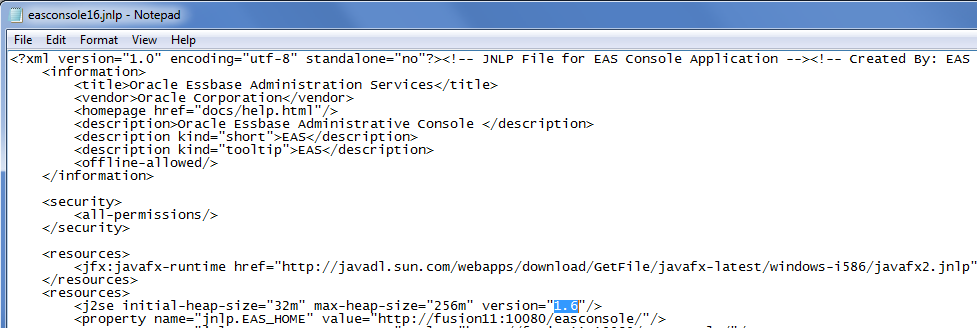 More to life...: Running EAS web console using different Java versions