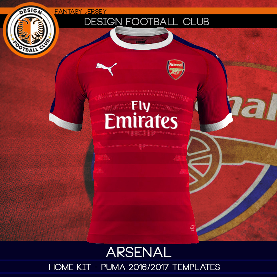 Design Football Club: Arsenal - Puma 2016/2017