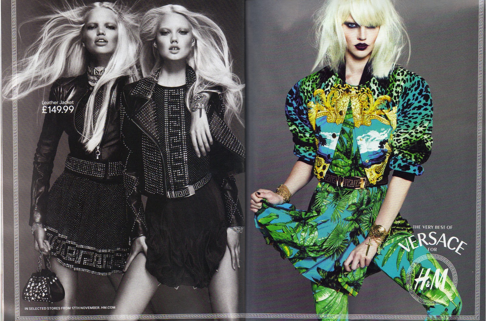 First Look: Versace for H&M ads - Emily Jane Johnston