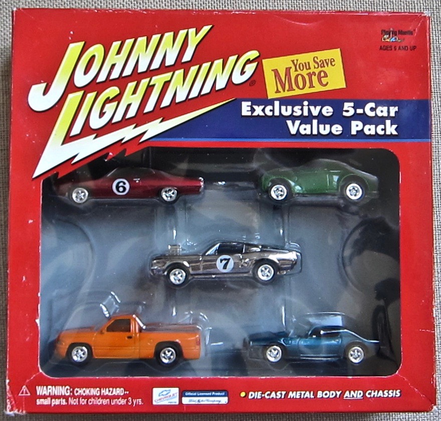 Mytoycars!: Johnny Lightning 5 Car Value Pack Collection