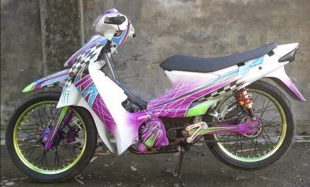 Modifikasi Motor Suzuki Smash | modif kontes | kumpulan gambar ...