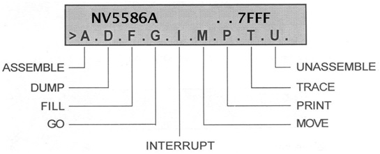 How to execute 16 bit ALP in NV5586A Microprocessor Kit | Debug | ALP ...