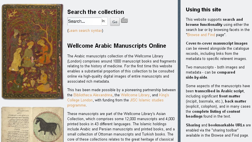 SAALG Blog: Arabic manuscripts online